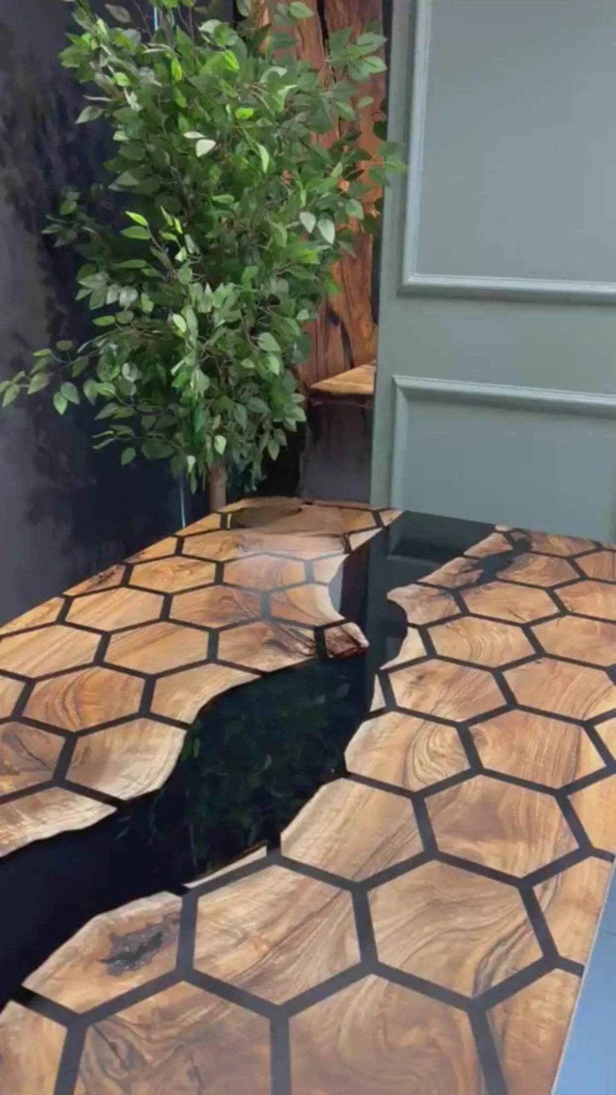 honeycomb dining table